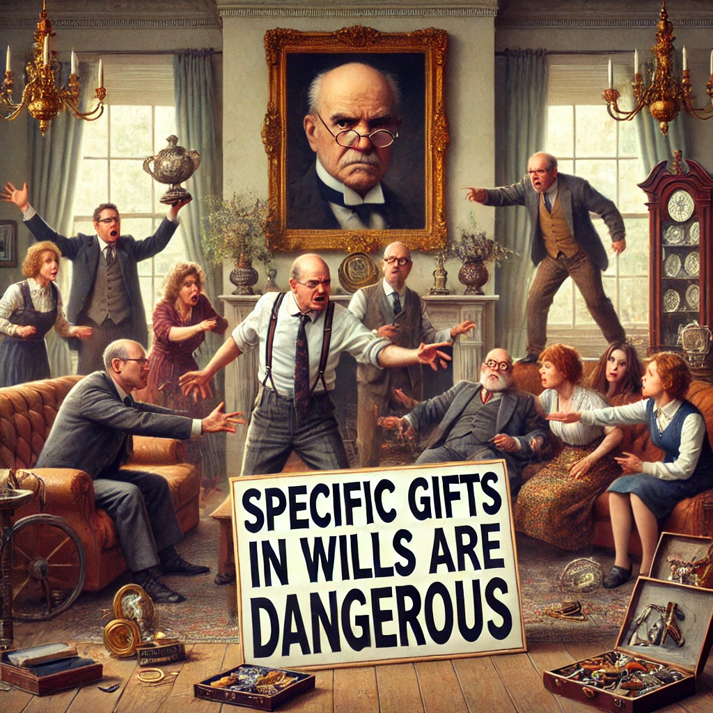 Specific Gifts in Wills are dangerous and complex - Legal Consolidated ...
