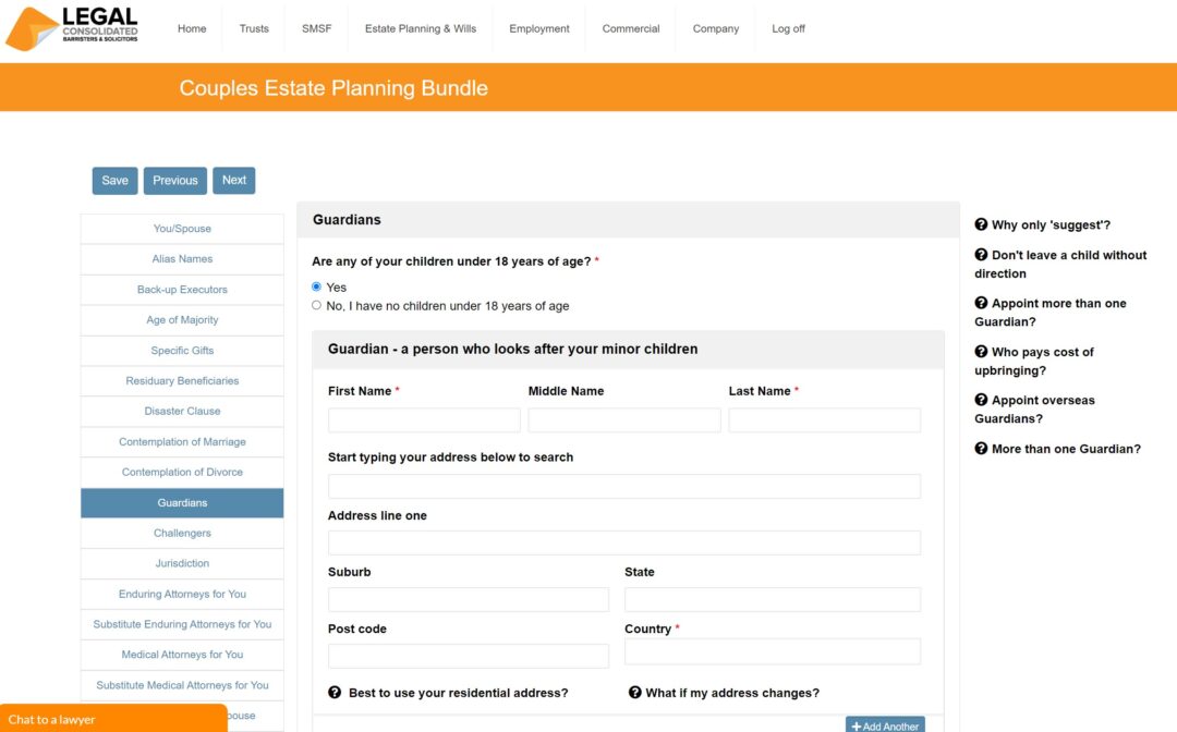 Guardians and Executors in your Will when your child is under 18 ...