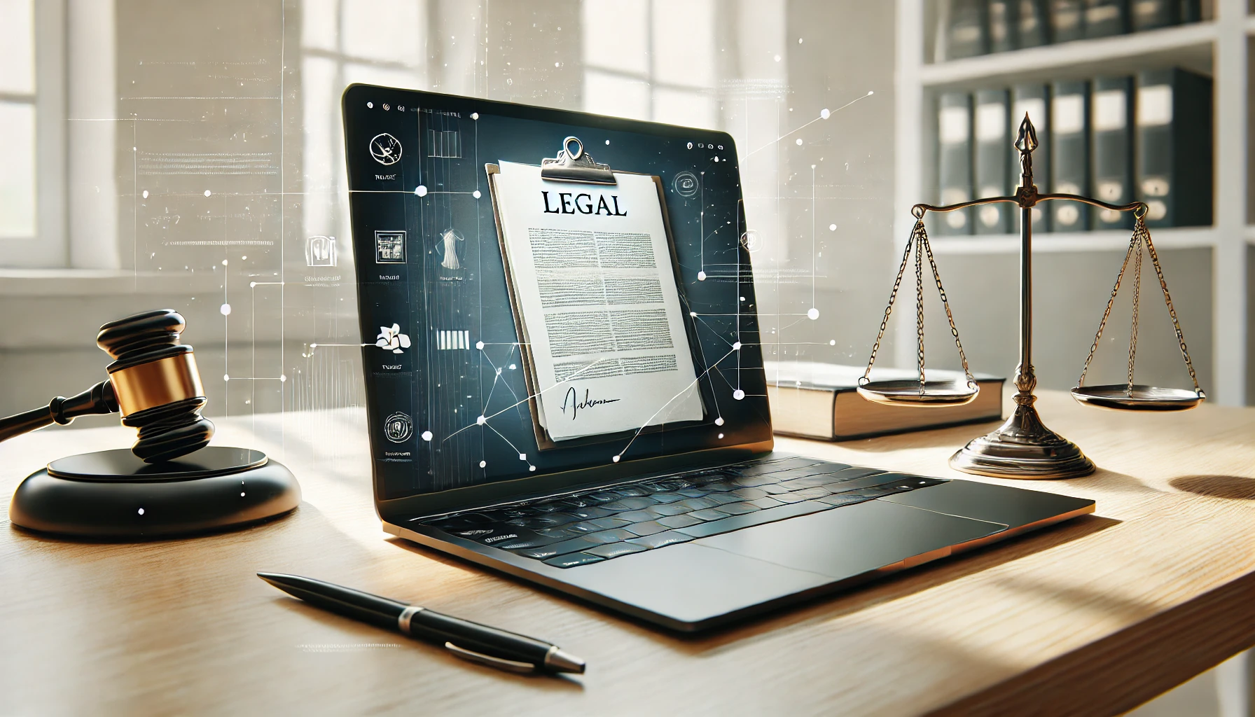 Law firm provides legal documents online. Free building process.